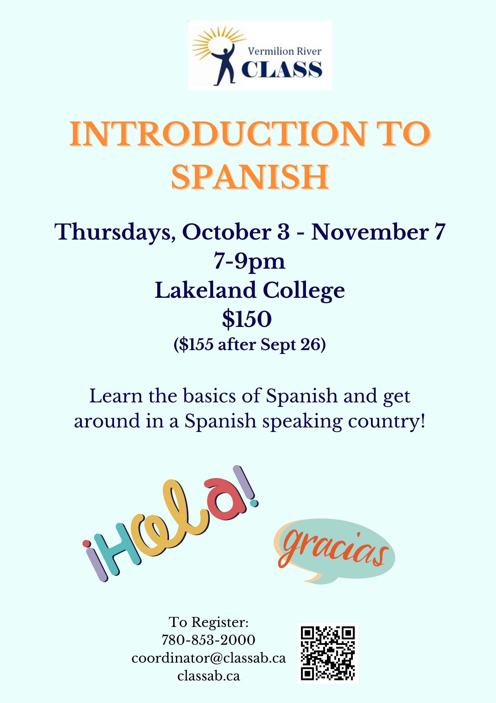 Introduction to Spanish – CLASS